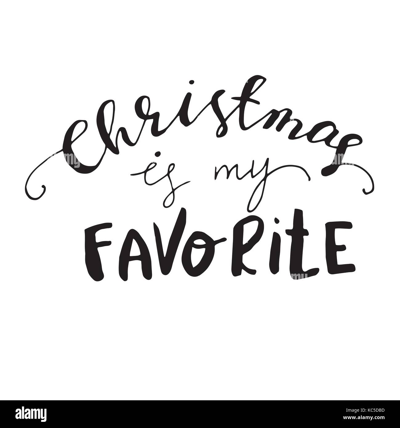 Christmas hand lettering signature Stock Vector Image & Art - Alamy