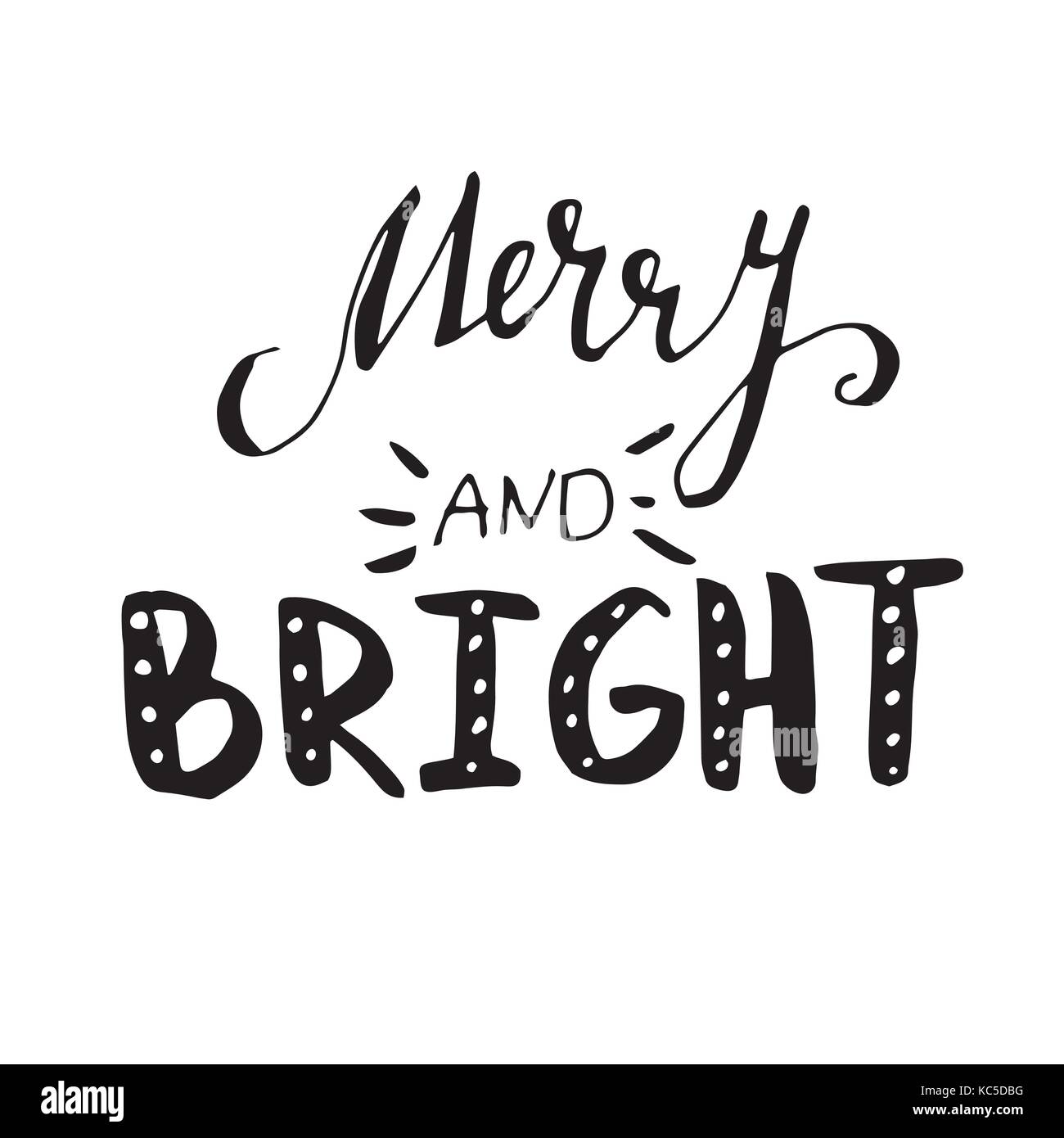 Christmas hand lettering signature Stock Vector Image & Art - Alamy