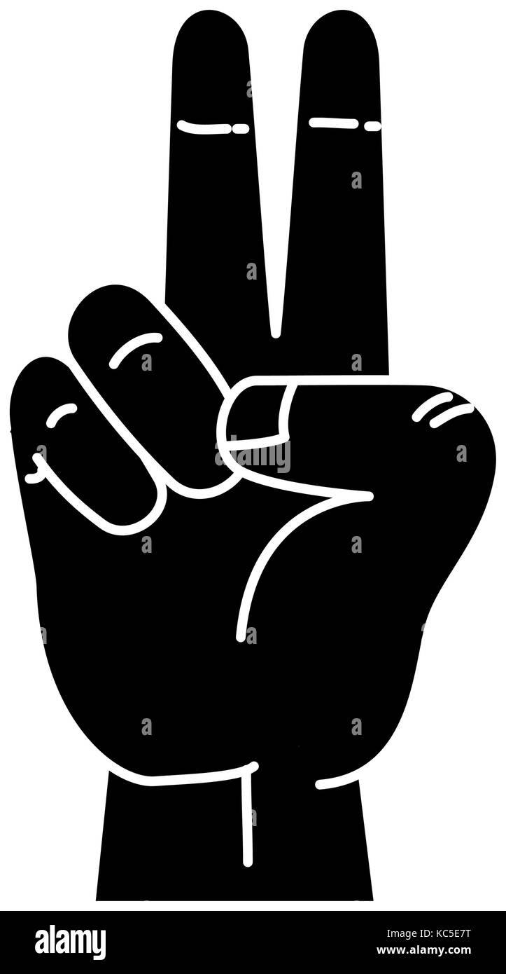 Peace And Love Hand Sign