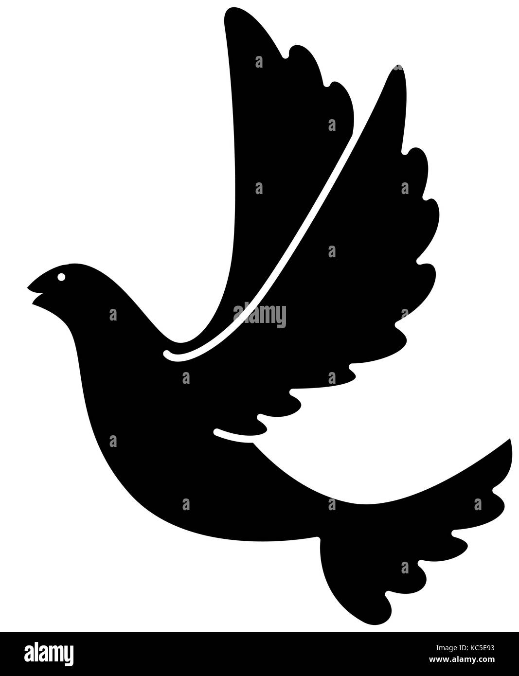 dove of peace flying vector illustration design Stock Vector Image ...