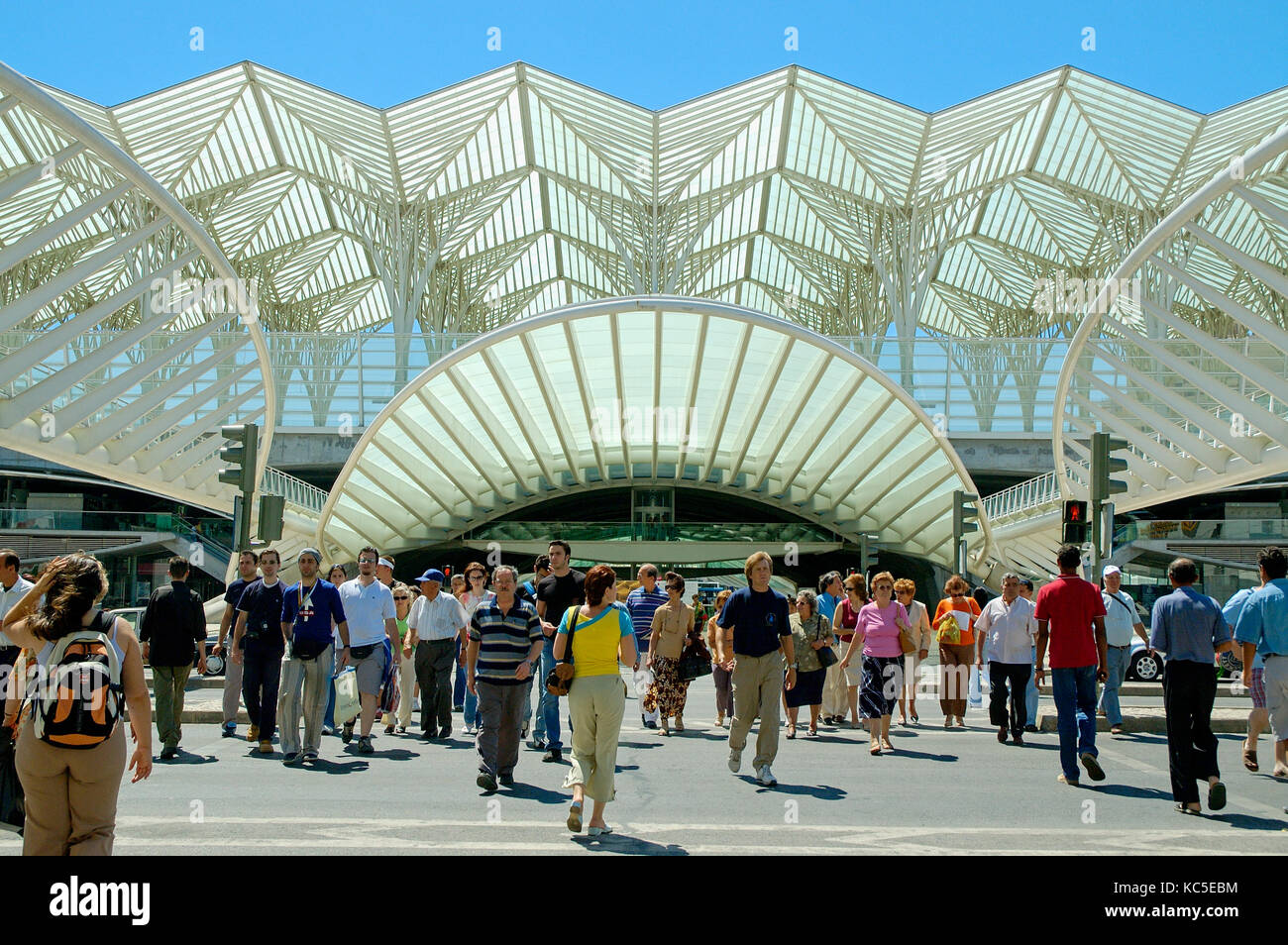 Gare do Oriente (Orient Station), designed by the architect Santiago ...