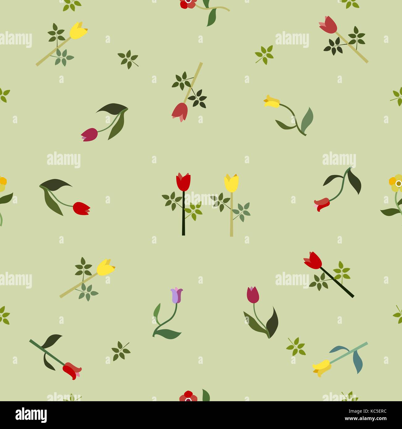 Seamless Floral Pattern. Modern Design. Vector Illustration Stock ...