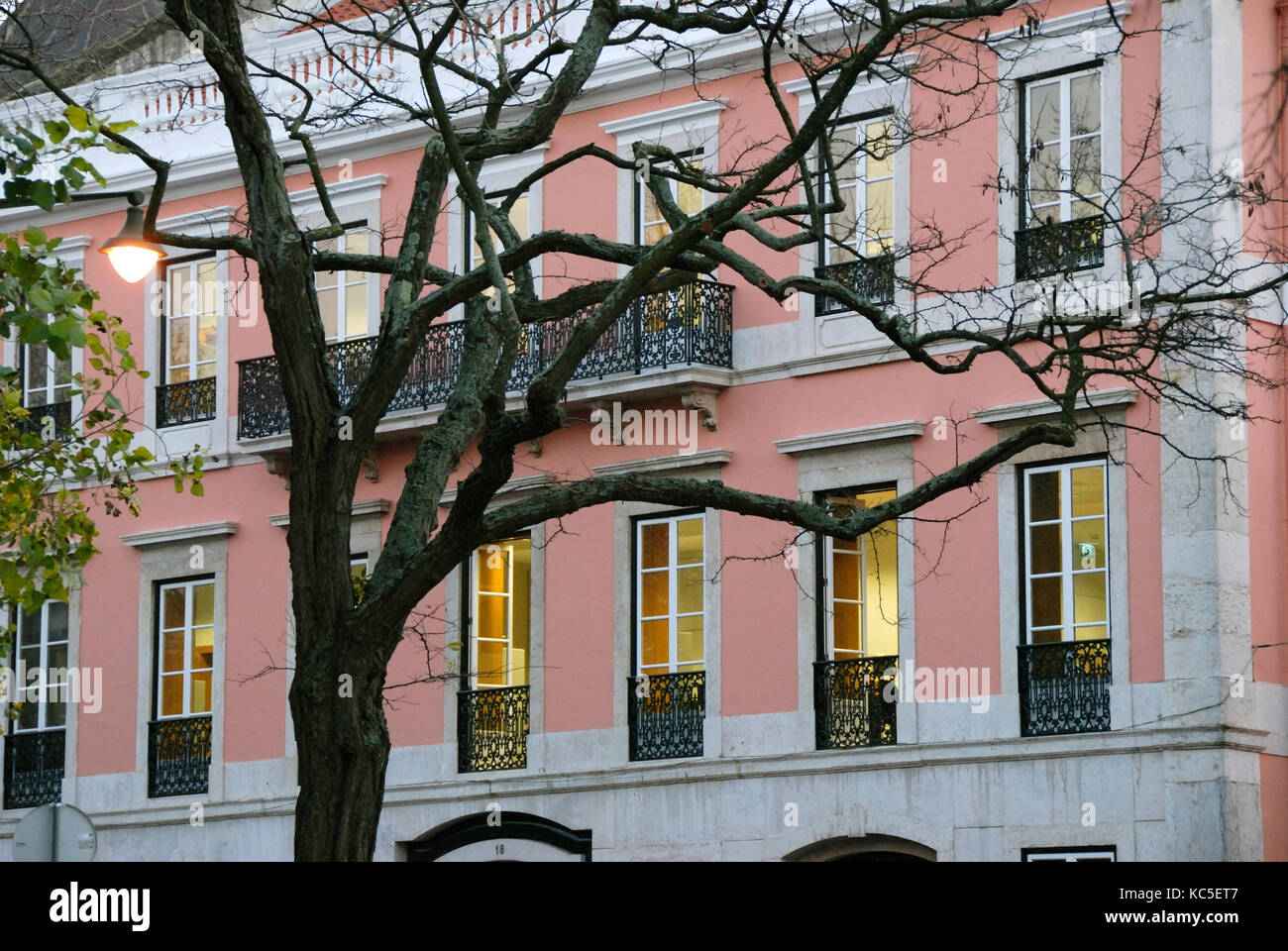 Principe Real square. Lisbon, Portugal Stock Photo - Alamy
