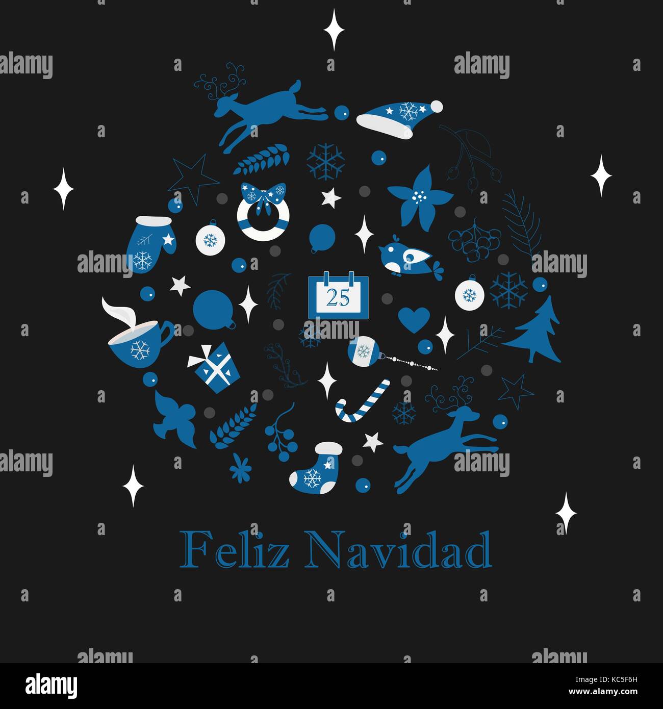 Spanish christmas cards hi-res stock photography and images - Alamy