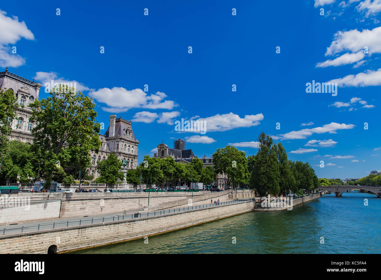 View at Seine river in Paris, France Stock Photo - Alamy