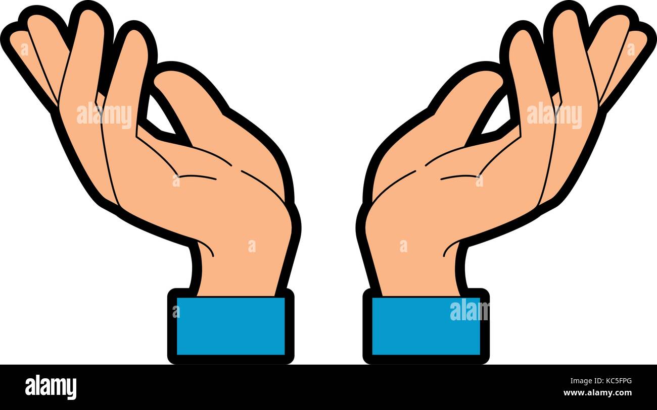 hands human protection icon vector illustration design Stock Vector ...