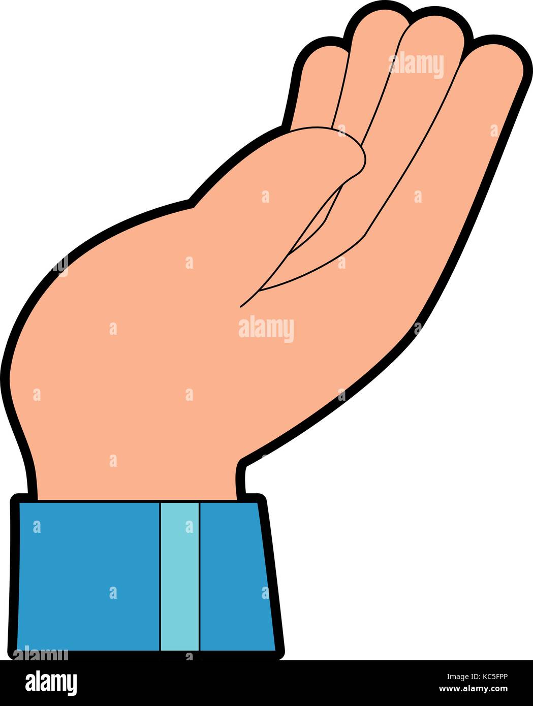 hand human receiving icon vector illustration design Stock Vector Image ...