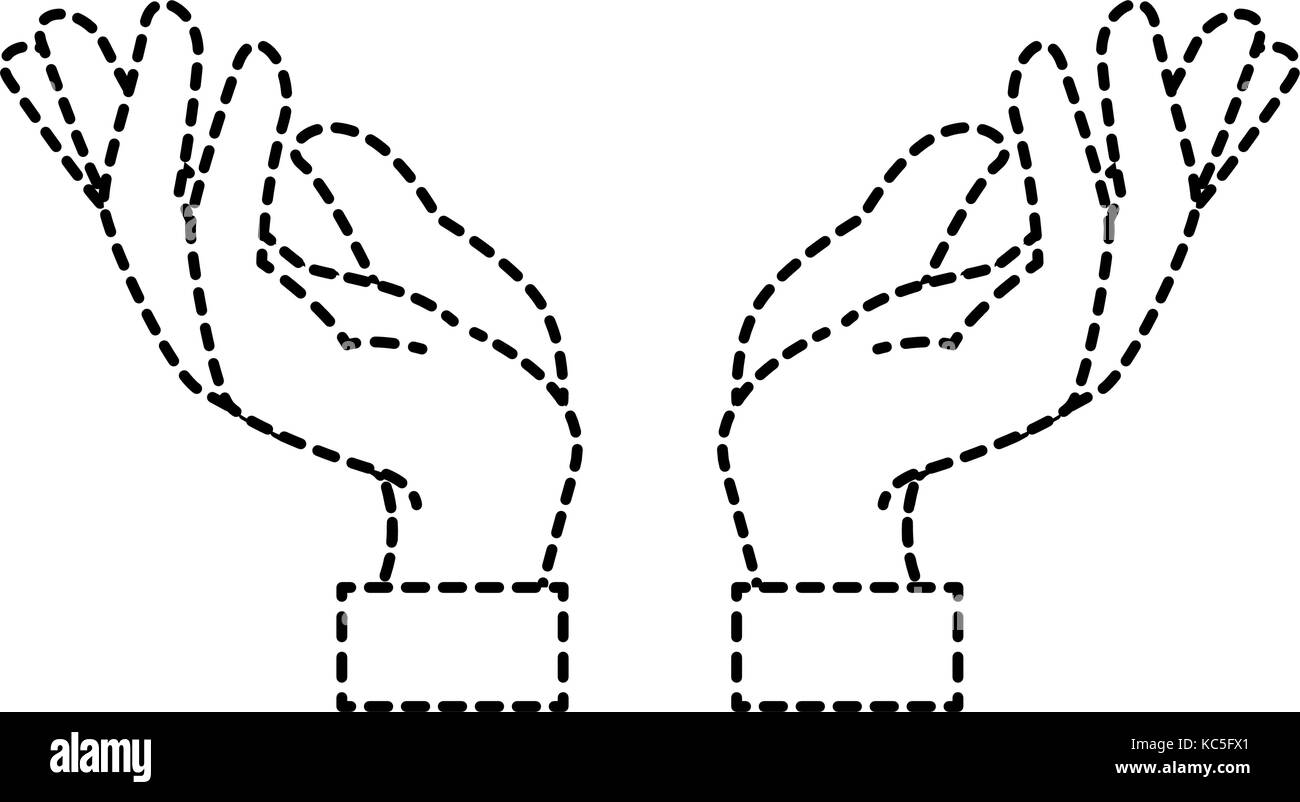 hands human protection icon Stock Vector Image & Art - Alamy