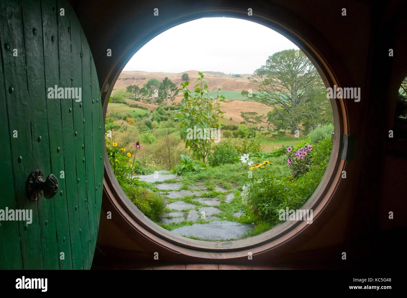 Hobbiton Movie Set, Matamata, New Zealand Stock Photo - Alamy