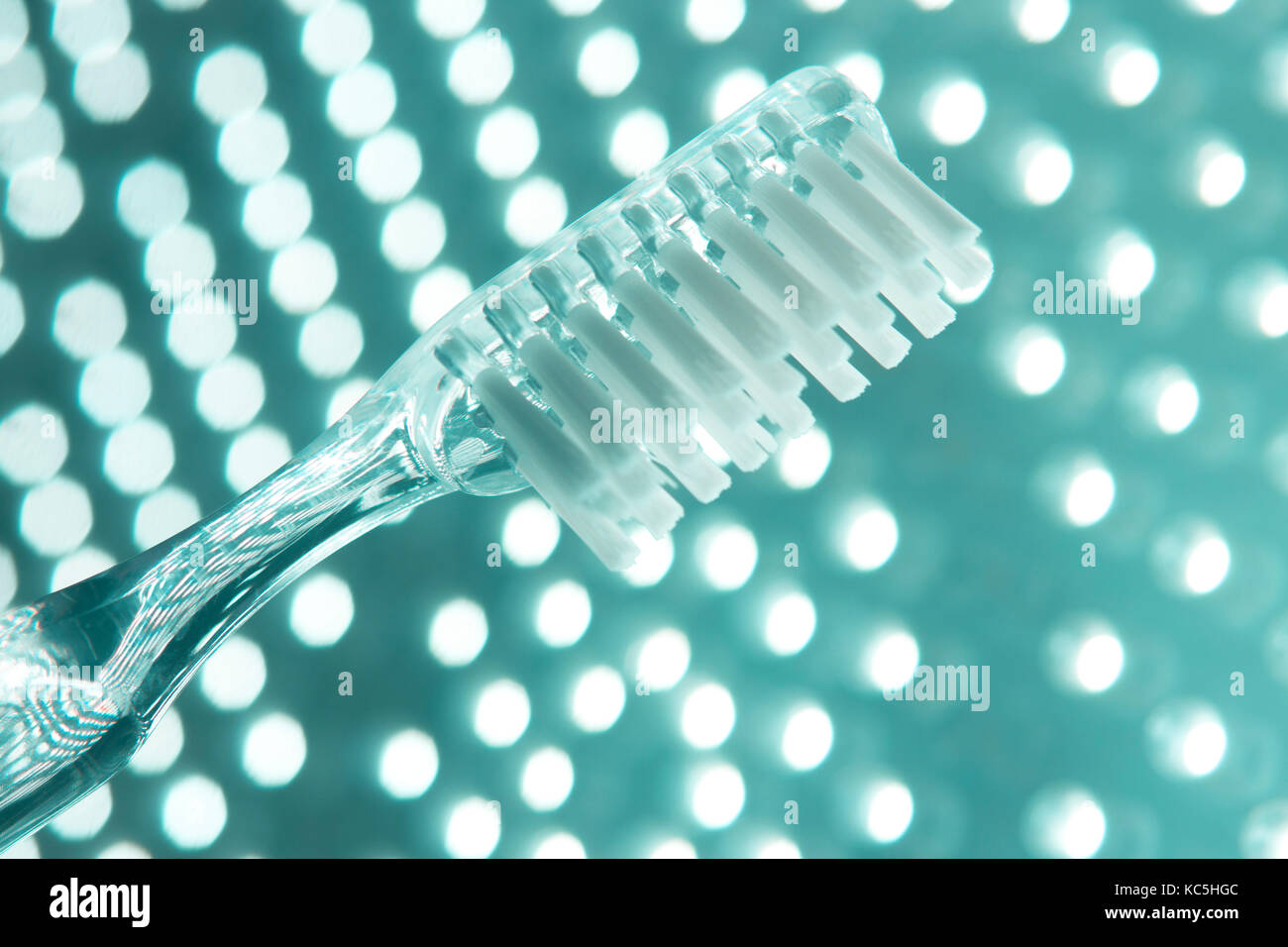 Dental teeth cleaning toothbrush isolated on lights background Stock ...