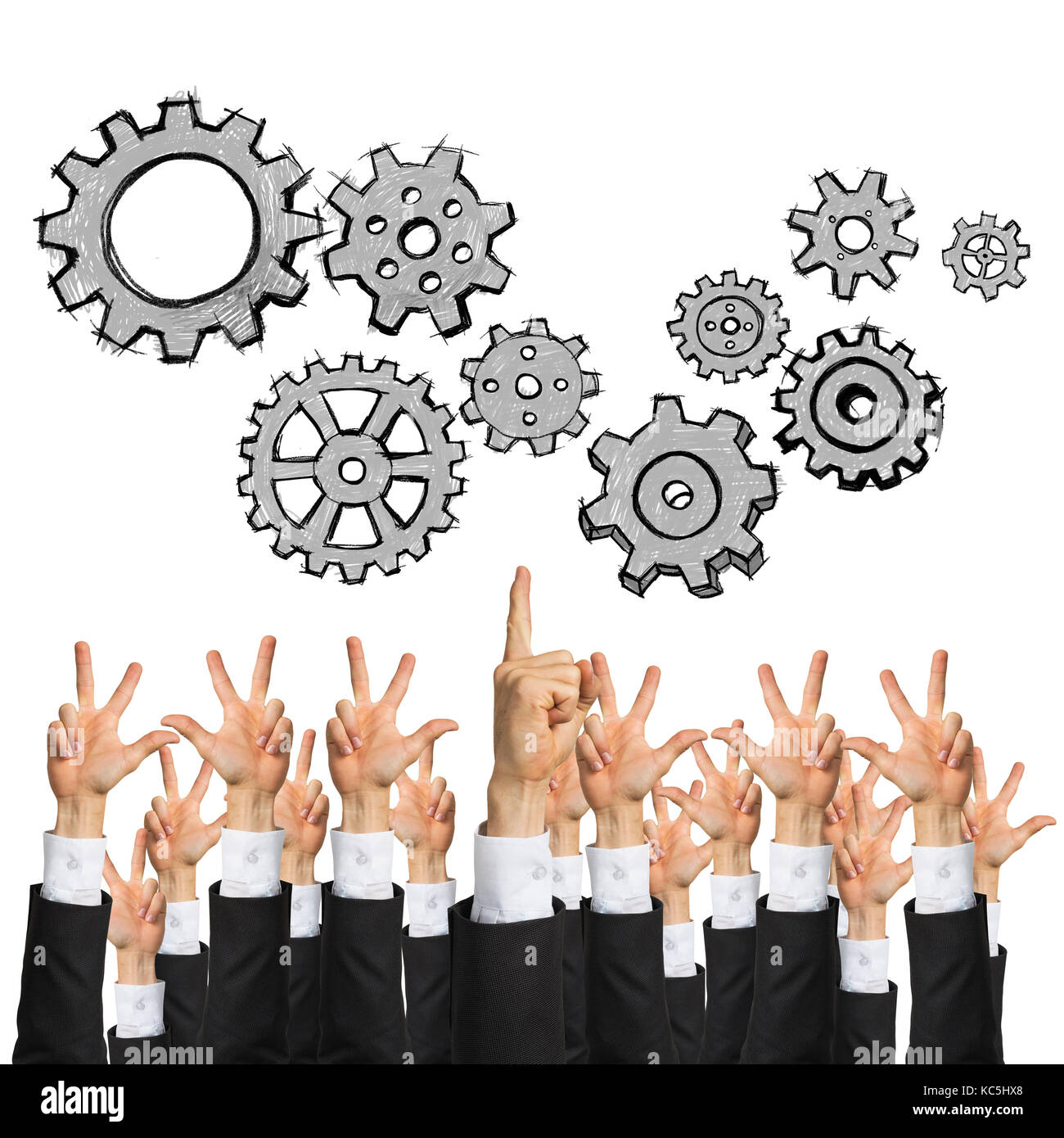 Business and teamwork concept Stock Photo - Alamy