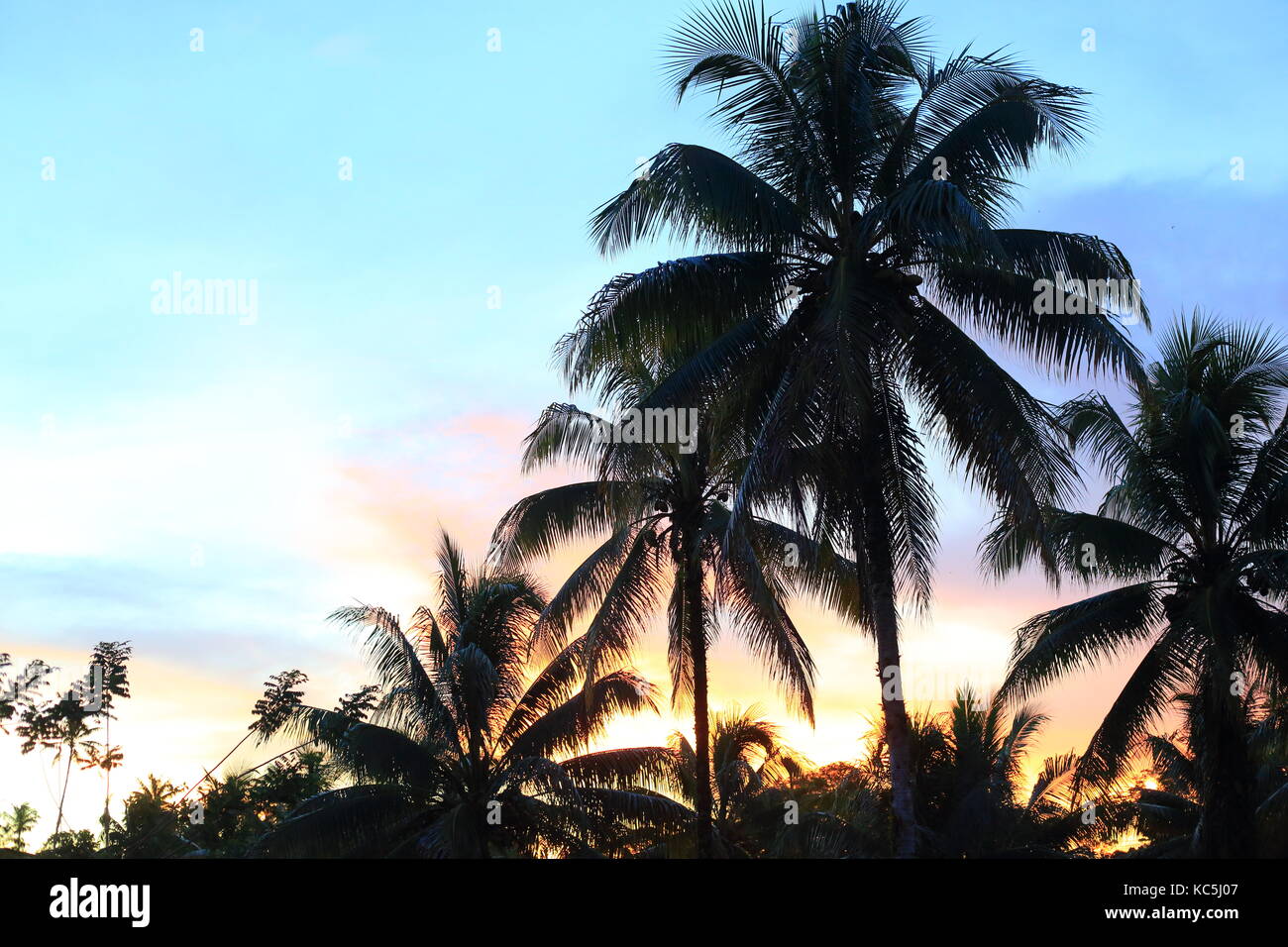 Beautiful sunset in Manus Island, Papua New Guinea Stock Photo - Alamy