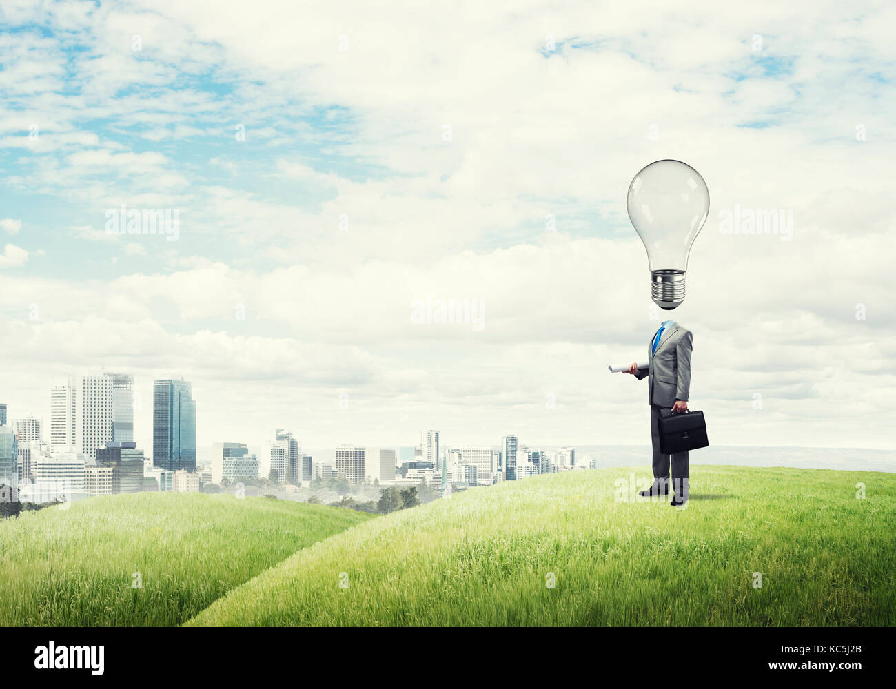 Man of creative ideas Stock Photo - Alamy