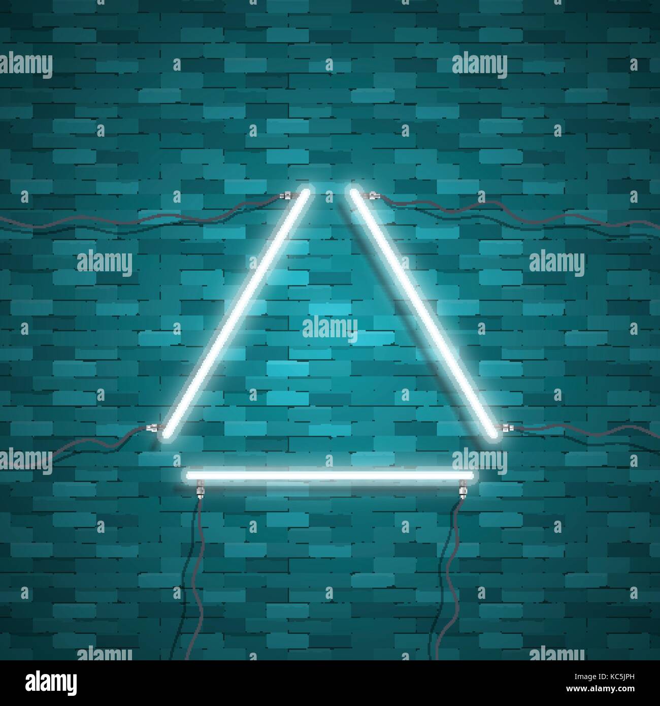 Triangle Border with Light Effects Stock Vector Image & Art - Alamy