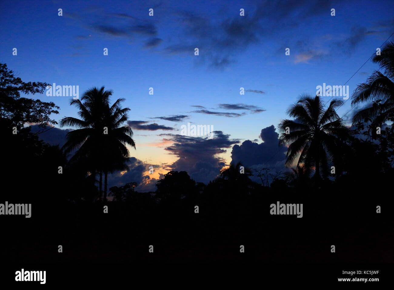 Beautiful sunset in Manus Island, Papua New Guinea Stock Photo - Alamy