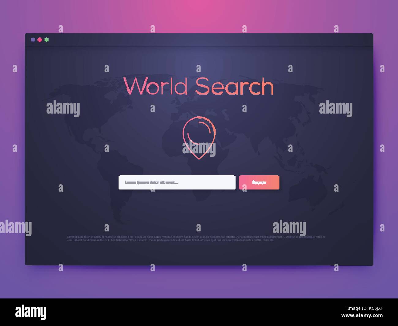 Vector Illustration of screens and web concept Stock Vector Image & Art ...