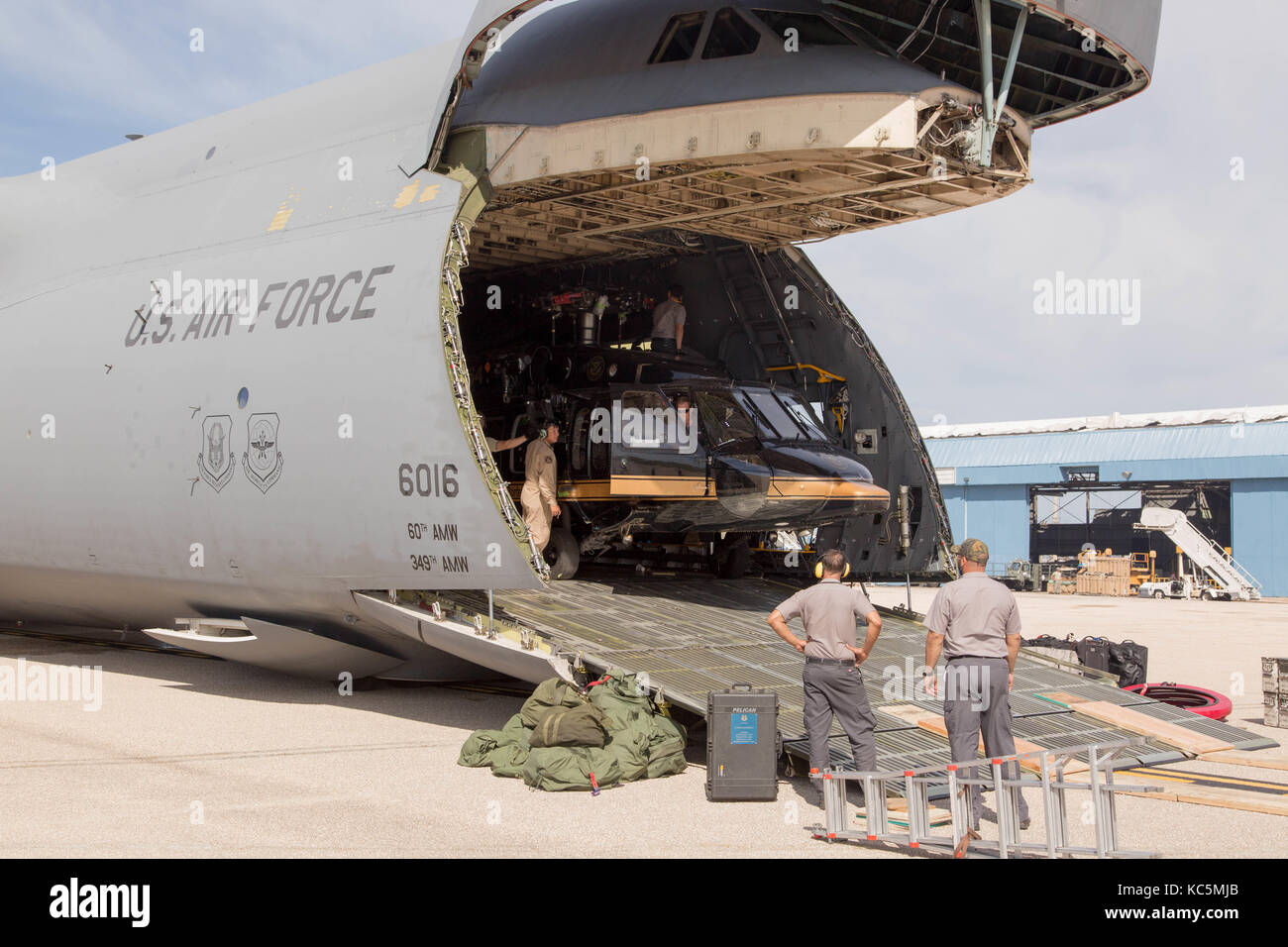 Offloading Cbp Air And Marine Operations Uh 60 Black Hawks From A C 5