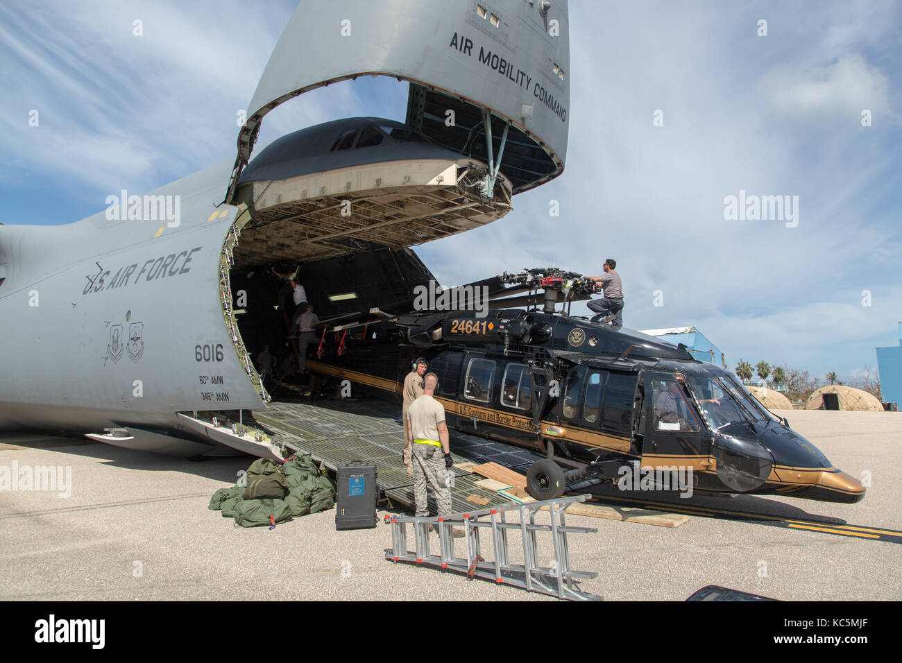 Offloading Cbp Air And Marine Operations Uh 60 Black Hawks From A C 5