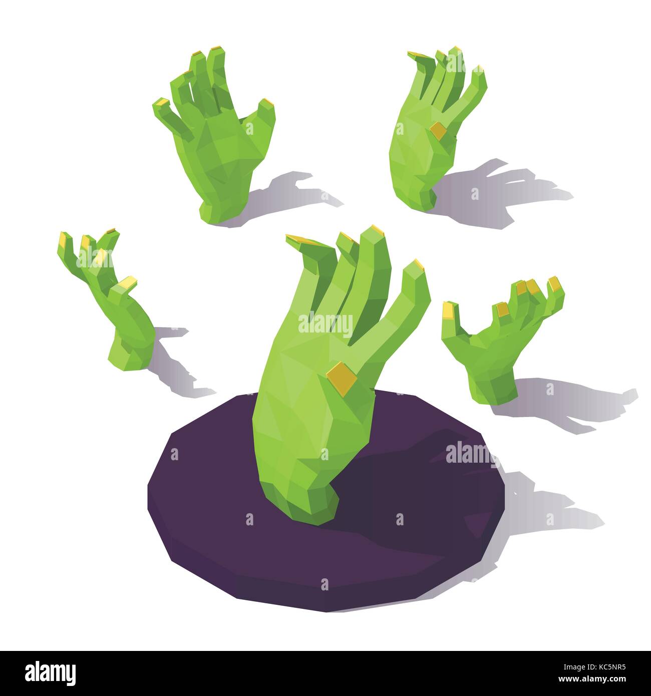 Cartoon zombie hand hi-res stock photography and images - Alamy