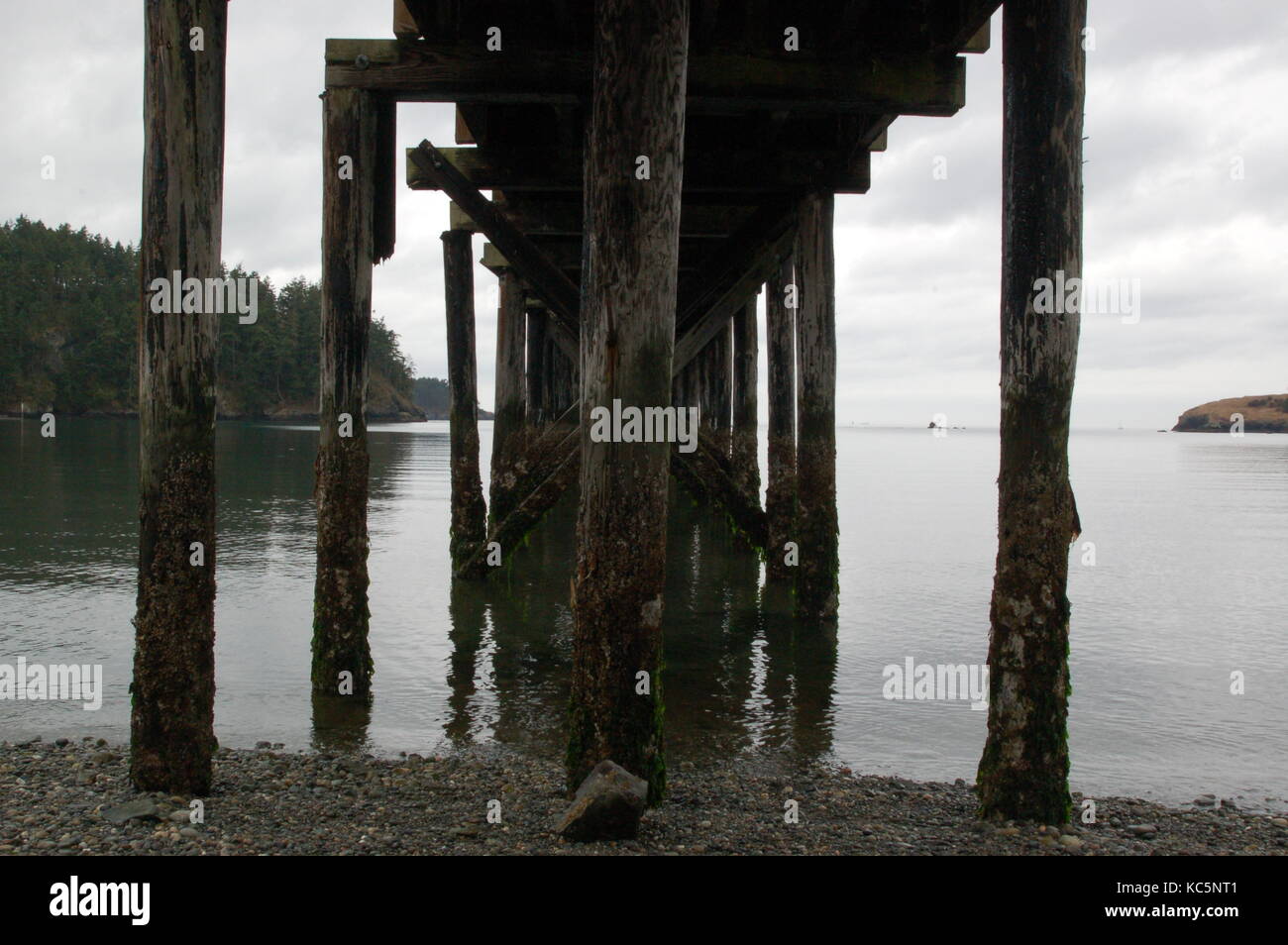 dock at deception pass Stock Photo - Alamy