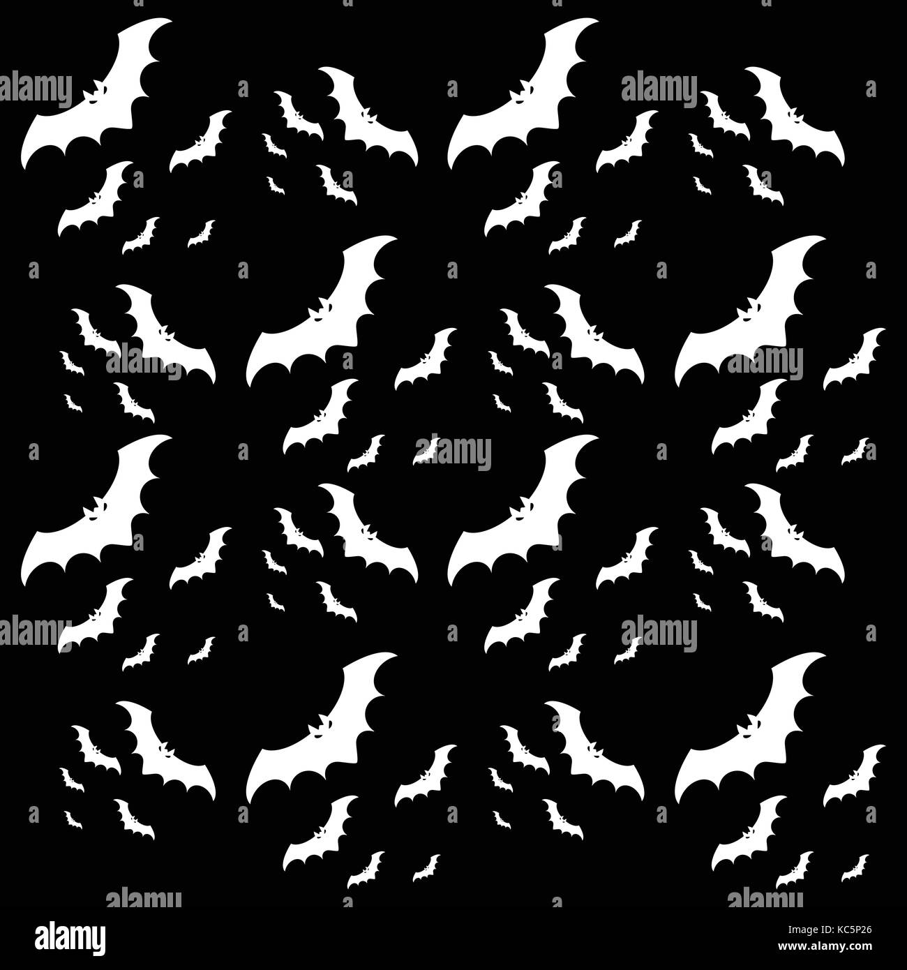 Halloween bats abstract pattern background, stock vector Stock Vector ...