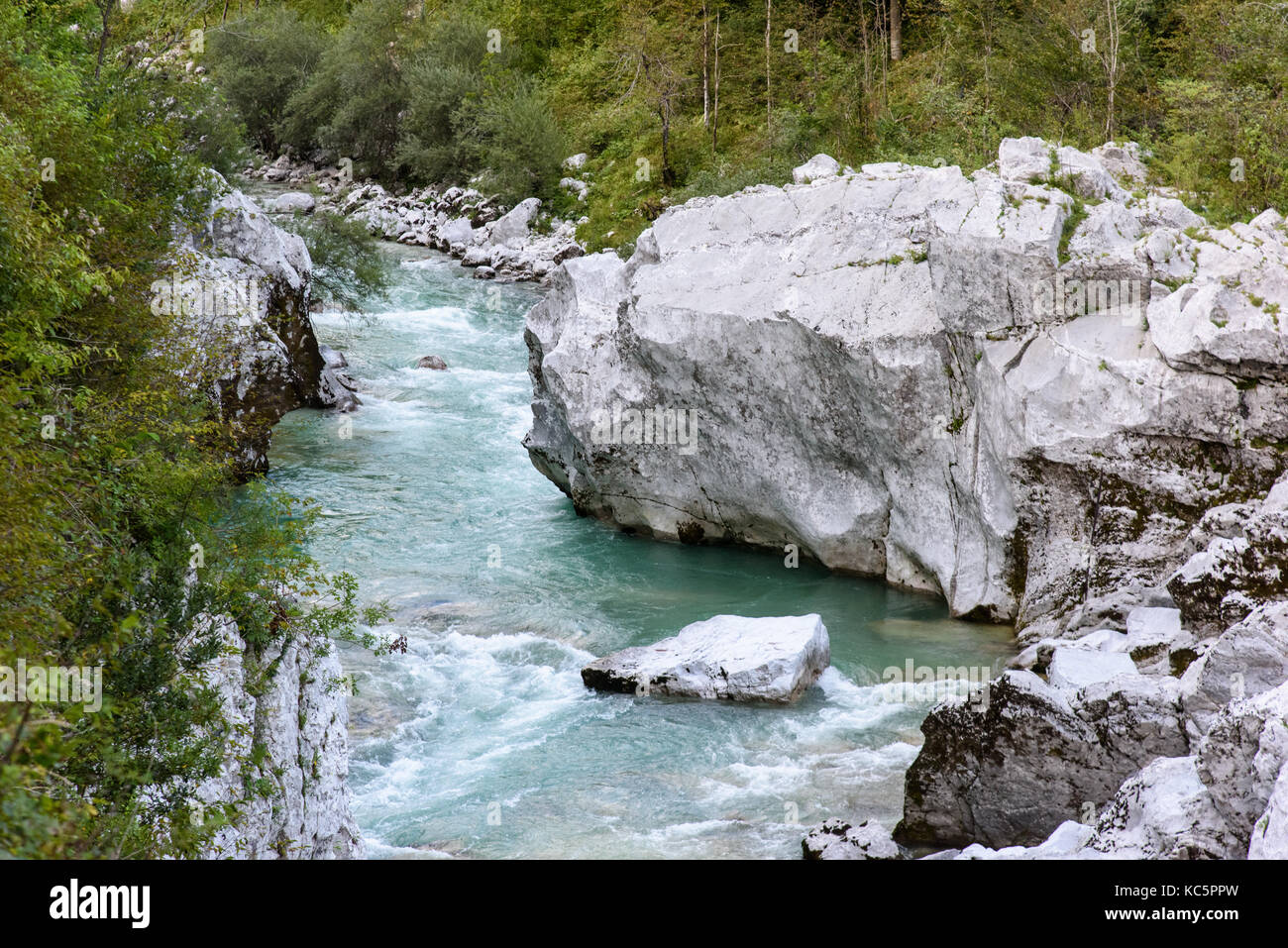 Gorge of the Isonzo River Stock Photo - Alamy
