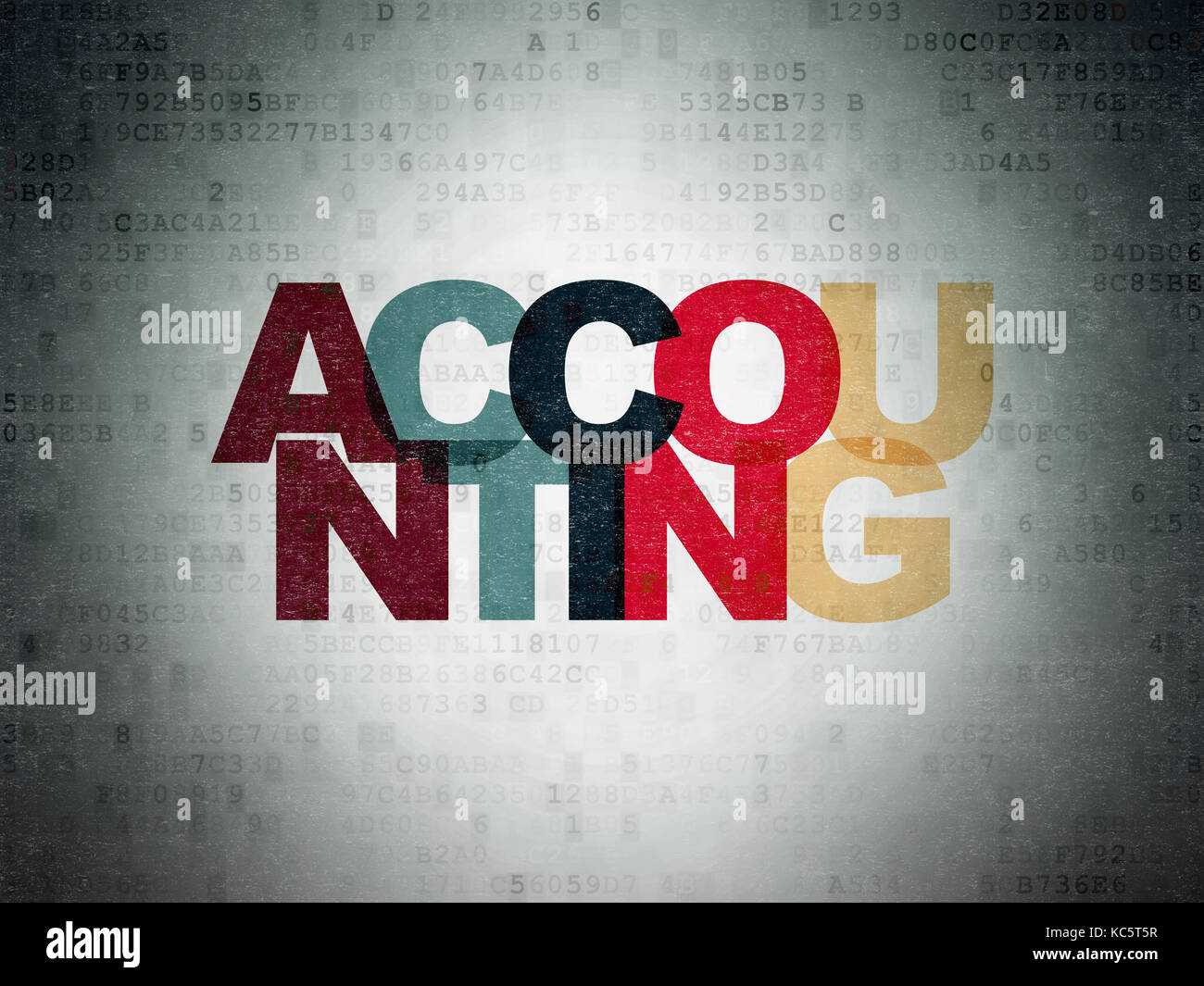 Money concept: Accounting on Digital Data Paper background Stock Photo ...