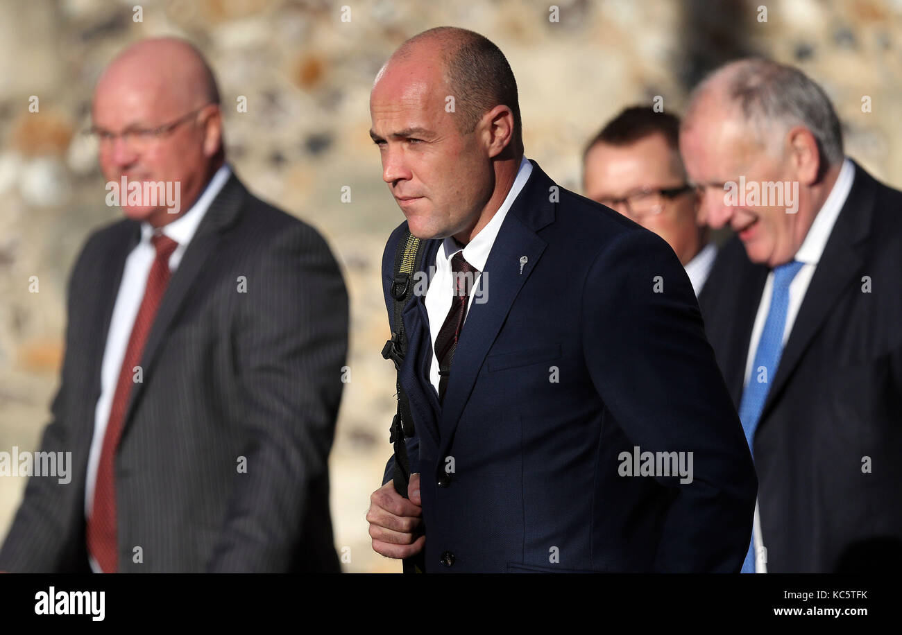 Army sergeant Emile Cilliers, 36, arrives at Winchester Crown Court ...