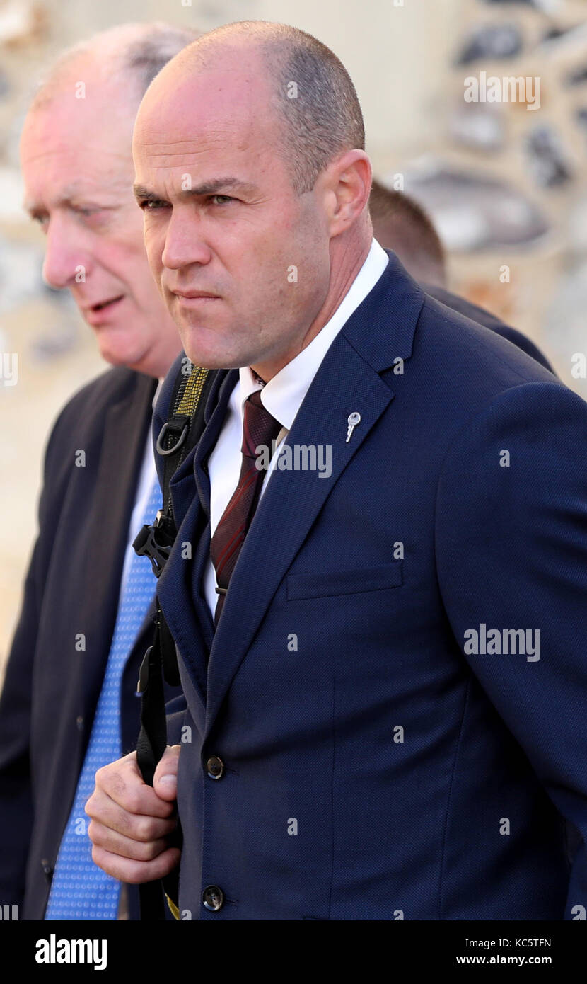 Army sergeant Emile Cilliers, 36, arrives at Winchester Crown Court ...