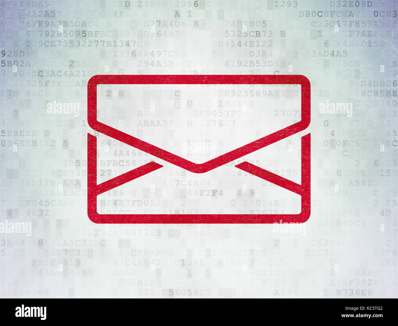 Business concept: Email on Digital Data Paper background Stock Photo ...