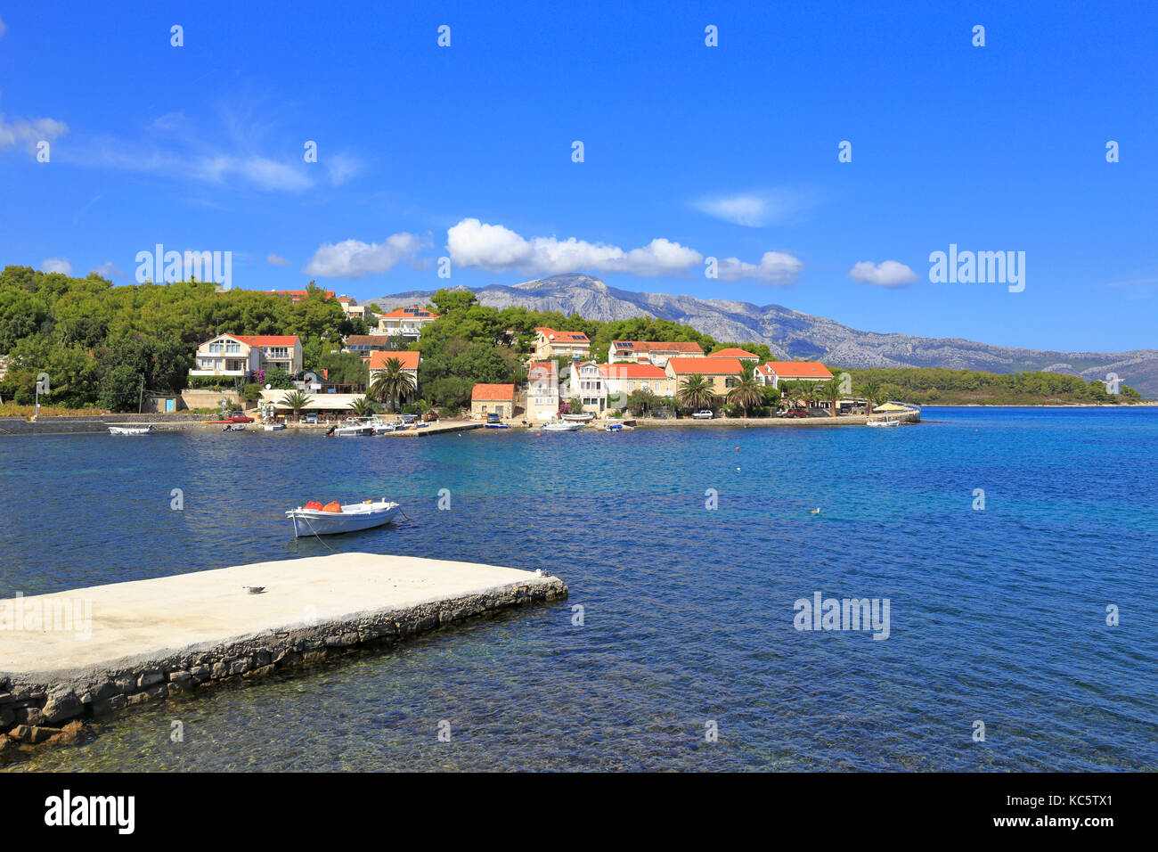 Lumbarda, Korcula Island, Croatia, Dalmatia, Dalmatian Coast, Europe ...