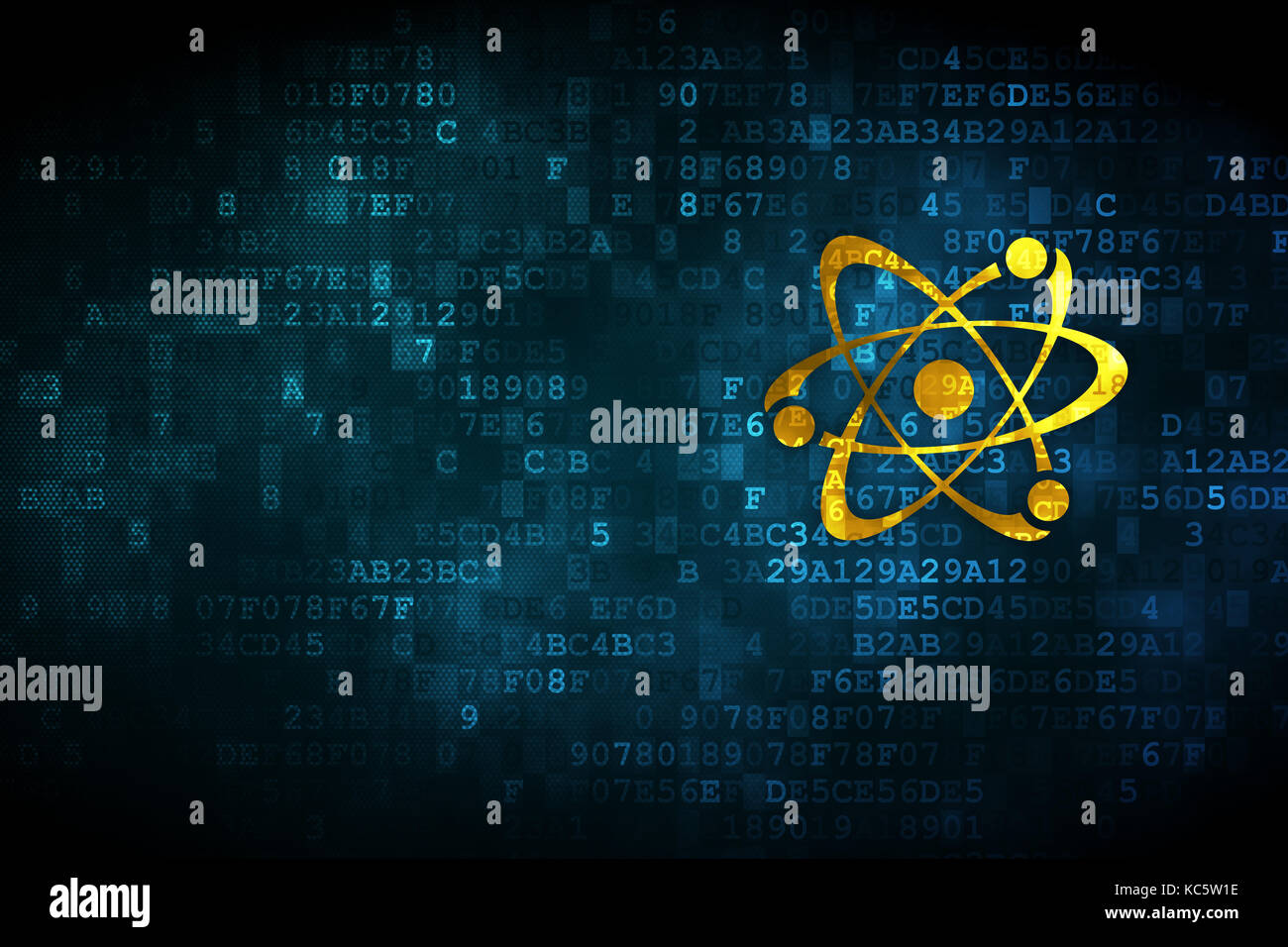 Science concept: Molecule on digital background Stock Photo - Alamy