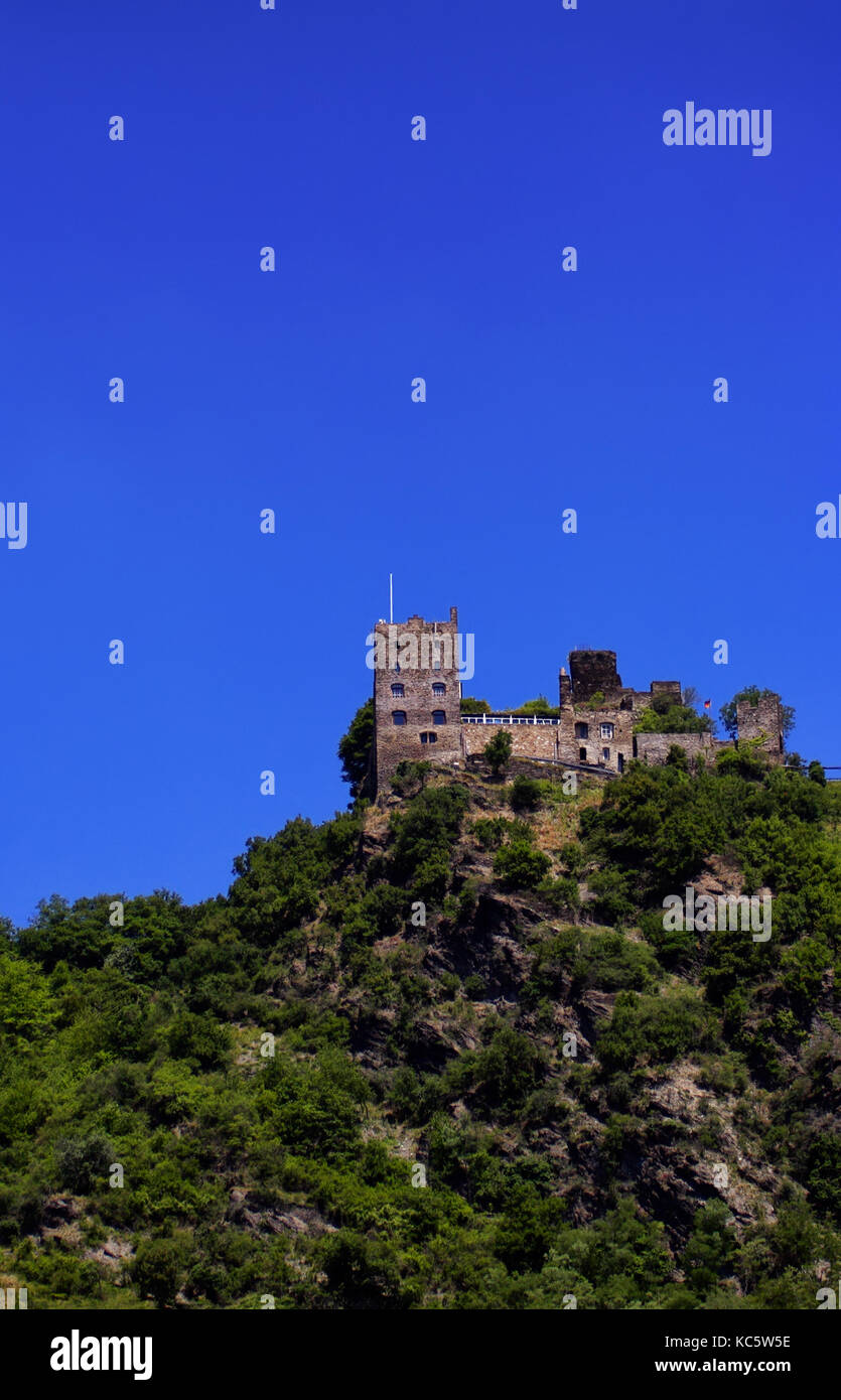 Castle Sterrenberg, Kamp-Bornhofen, Rhine-Palatinate, Germany Stock ...