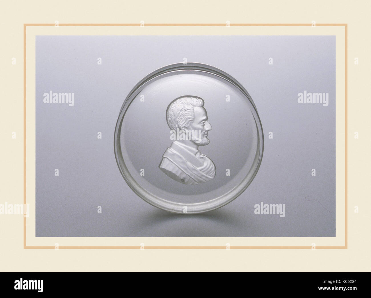 Paperweight, Probably James Gillinder and Sons, ca. 1876 Stock Photo ...
