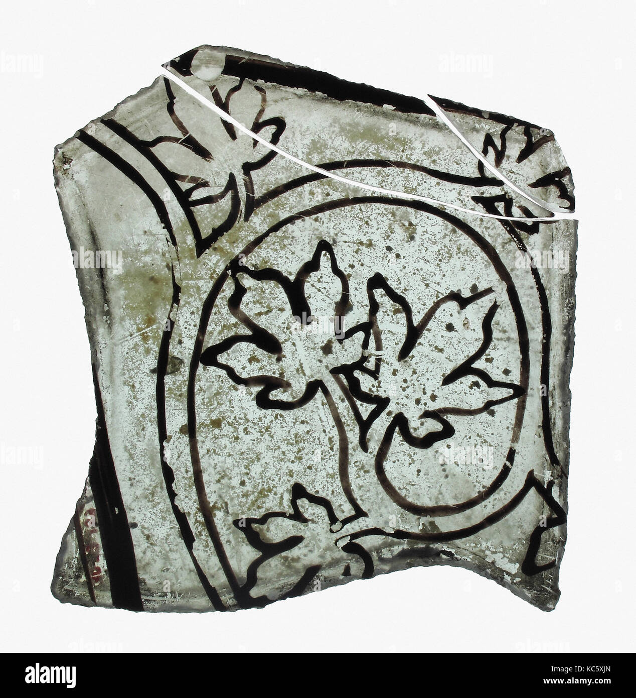 Glass Fragments, 14th–15th century, European, Colorless glass, Overall ...