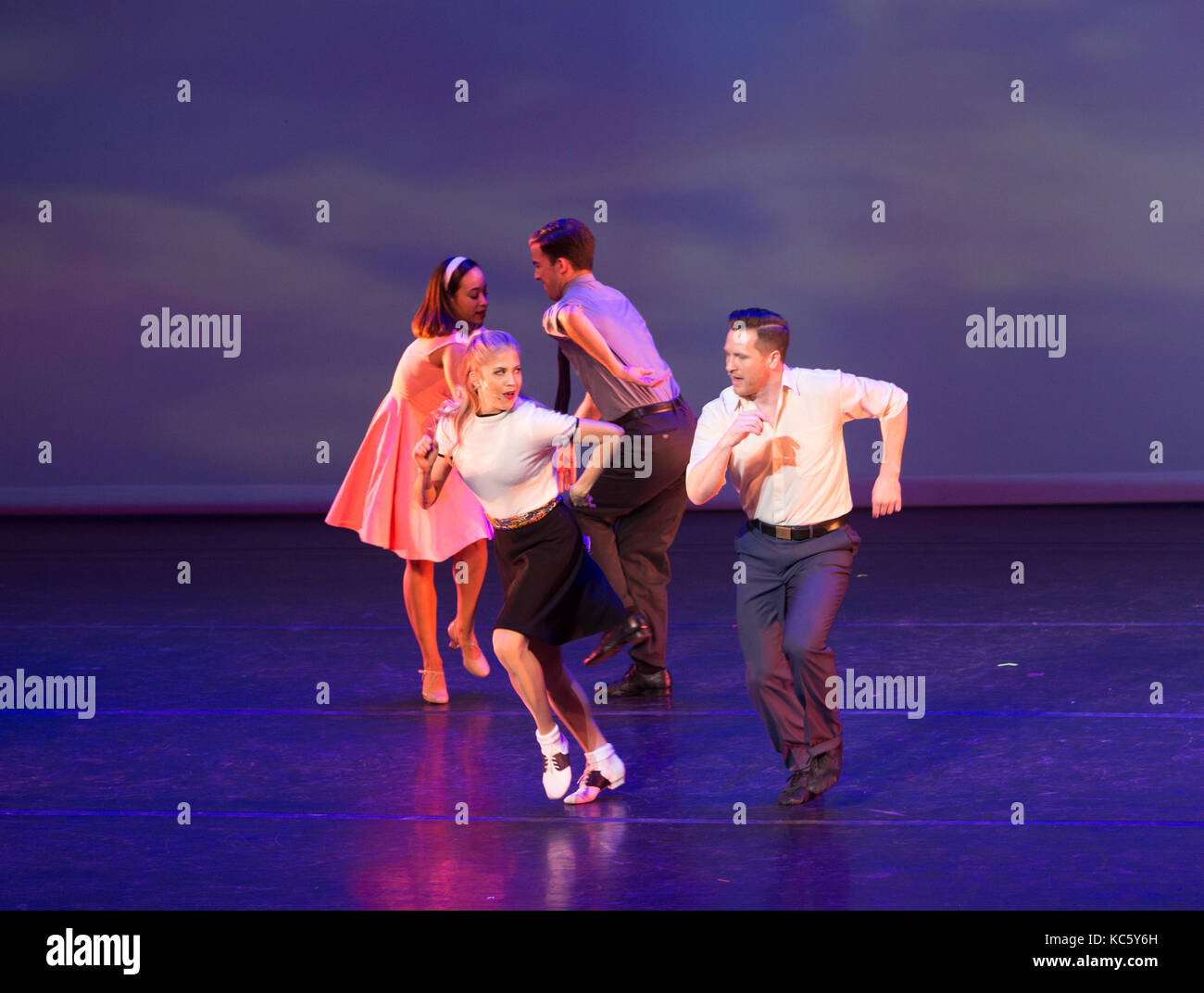 New York, NY USA - October 1, 2017: Ashley Fitzgerald, Marty Lawson ...