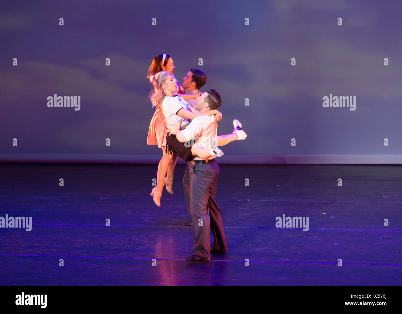 New York, NY USA - October 1, 2017: Ashley Fitzgerald, Marty Lawson ...