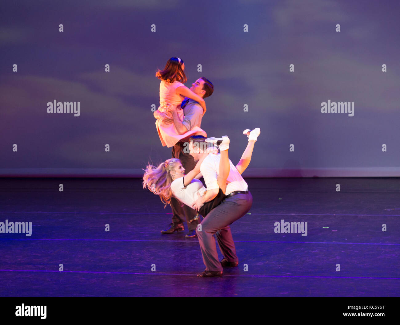 New York, NY USA - October 1, 2017: Ashley Fitzgerald, Marty Lawson ...