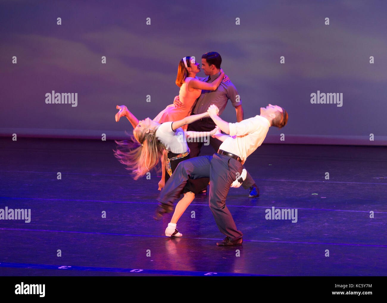 New York, NY USA - October 1, 2017: Ashley Fitzgerald, Marty Lawson ...