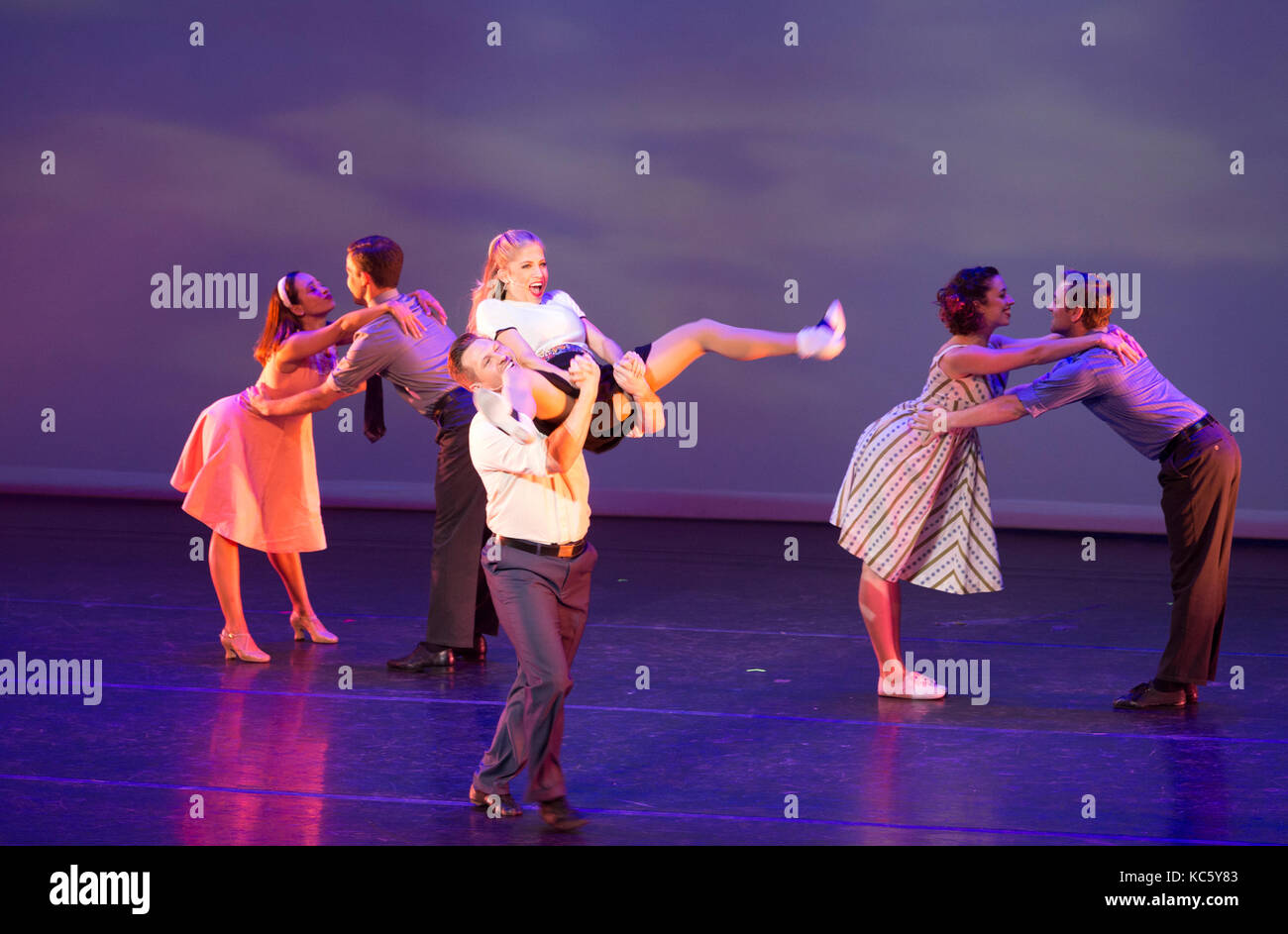 New York, NY USA - October 1, 2017: Ashley Fitzgerald, Marty Lawson ...