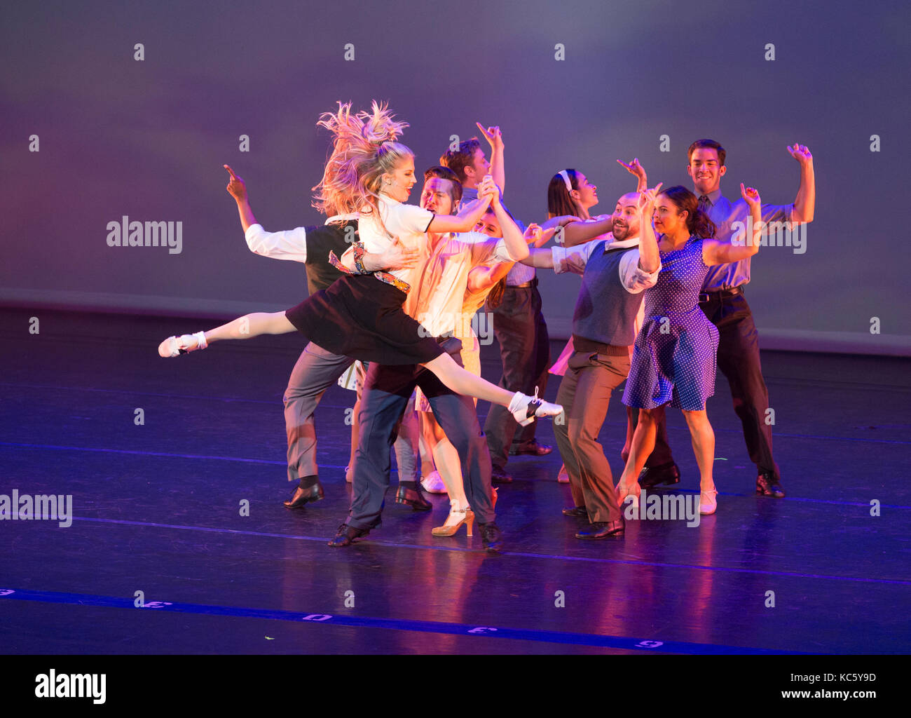 New York, NY USA - October 1, 2017: Ashley Fitzgerald, Marty Lawson ...