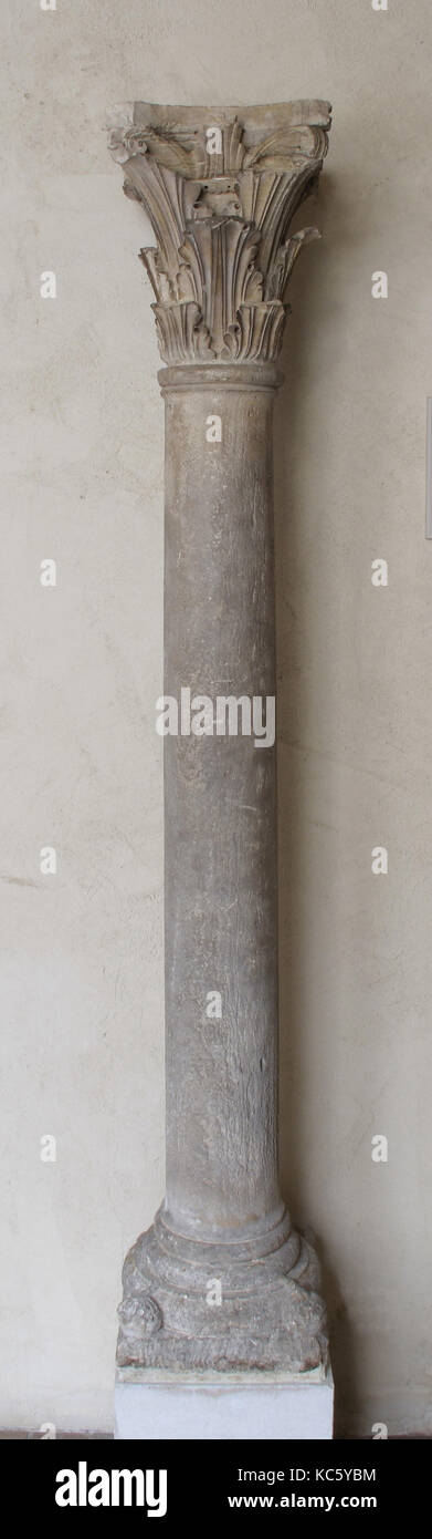 Column Shaft and Base (from ensemble of Capital, Shaft, and Base), late ...