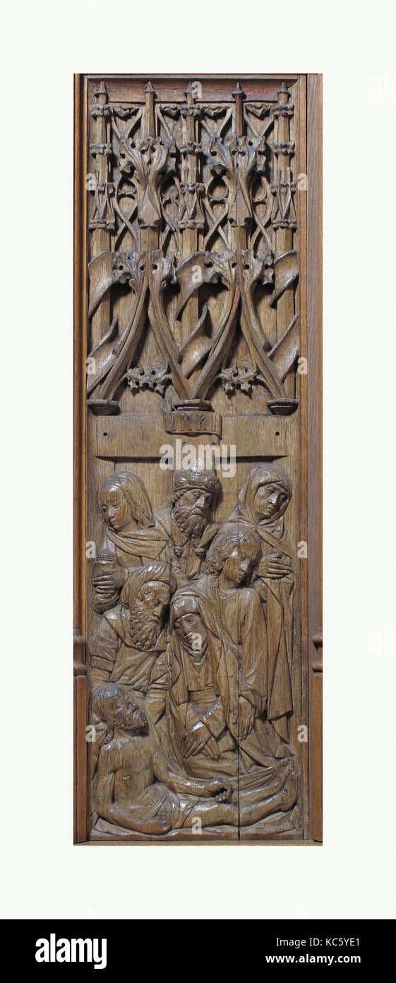 Panel with the Lamentation, early 16th century, Made in Normandy, France, French, Oak, Overall ...