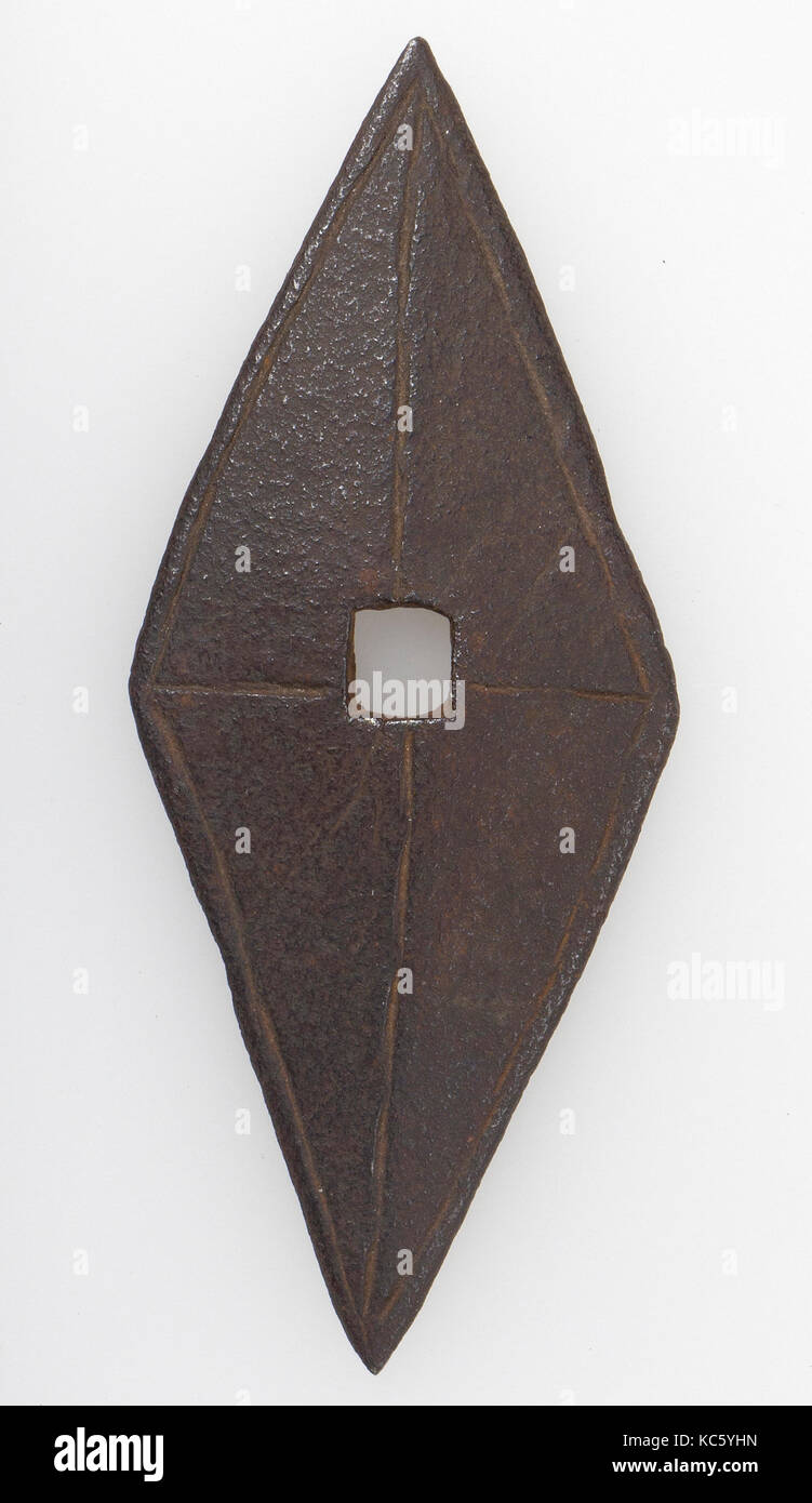 Plate and Nail, 15th–16th century, European, Iron, Overall: 4 7/8 in ...