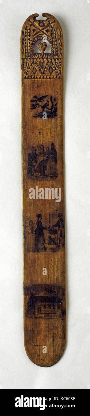 Busk, 1825–50, probably American, wood Stock Photo - Alamy