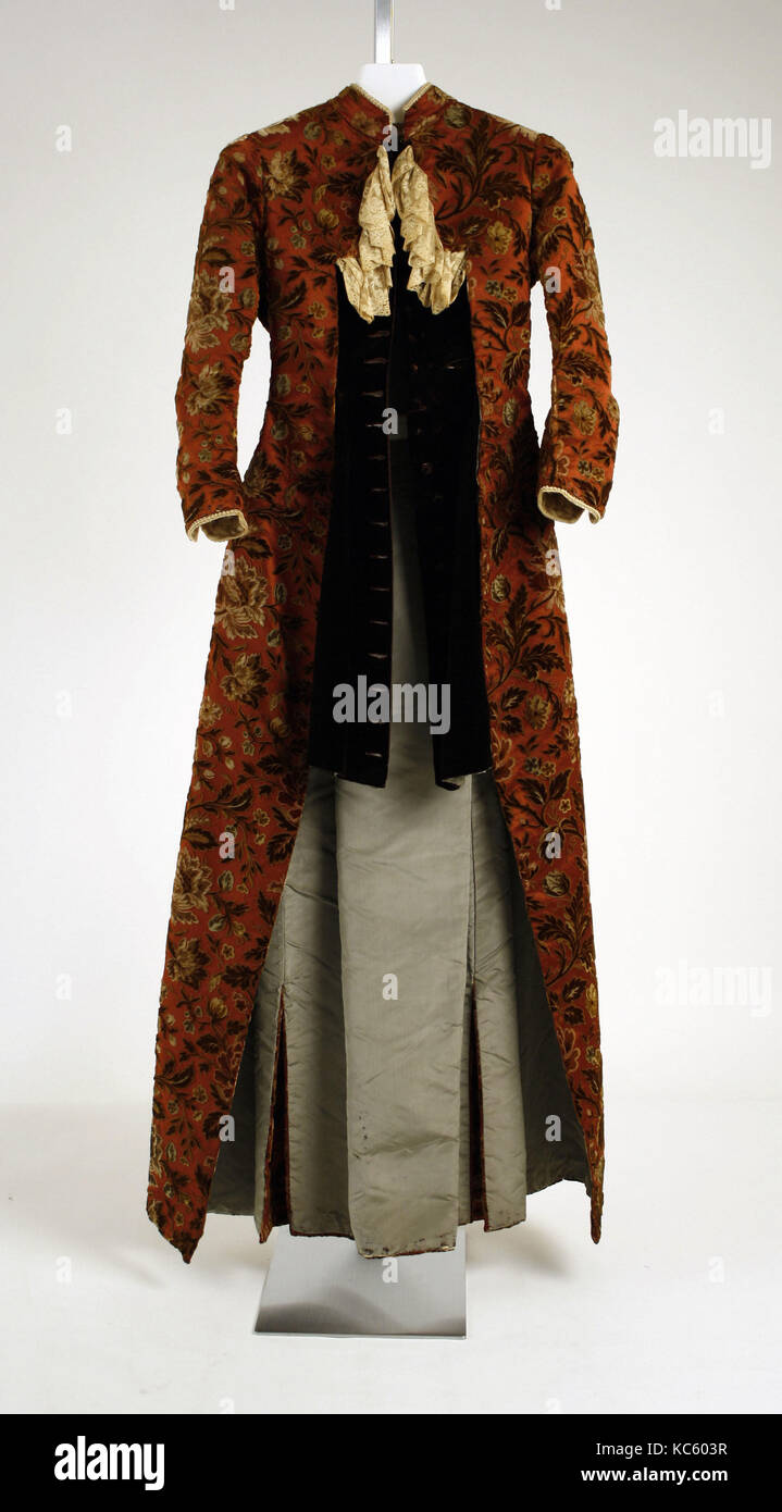 Dress, 1882–86, American, silk Stock Photo - Alamy