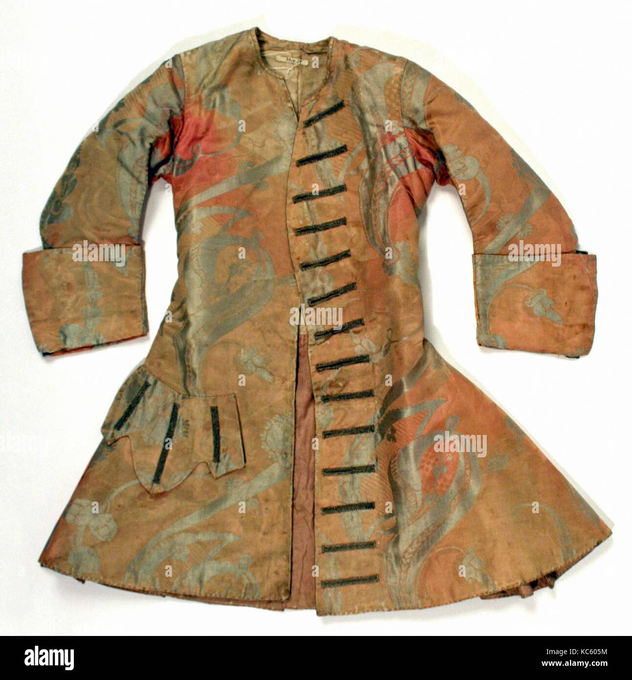 Coat, 1730, European, silk Stock Photo - Alamy