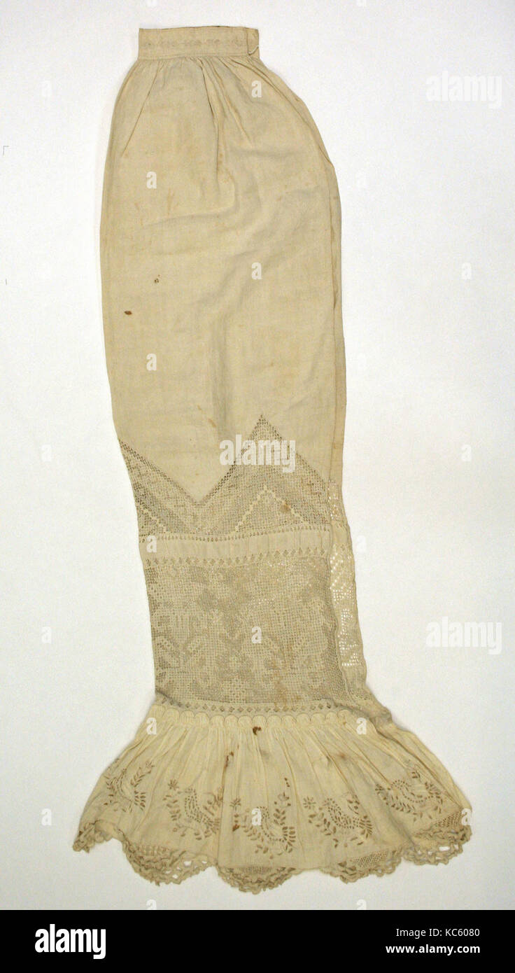 Apron, 18th century, Spanish, linen Stock Photo - Alamy