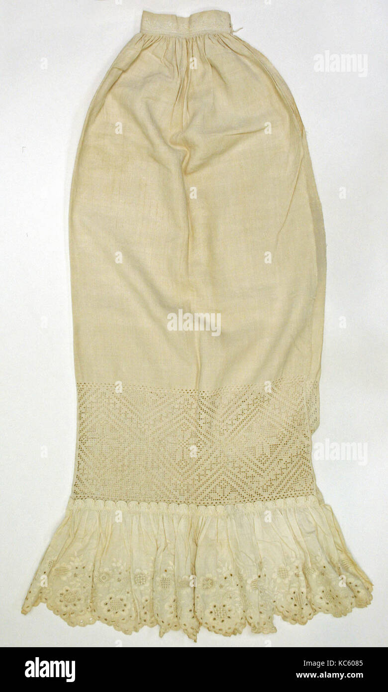 Apron, 18th century, Spanish, linen Stock Photo - Alamy