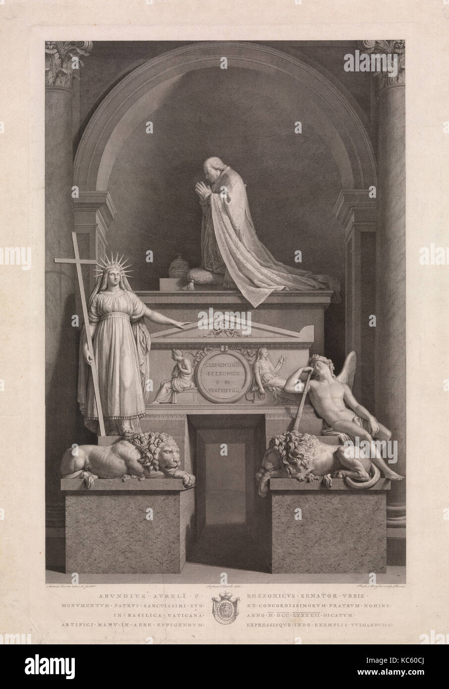 Tomb of pope clement xiii hi-res stock photography and images - Alamy